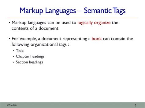 Xml Overview Cs 4640 Programming Languages For Web Applications Ppt Download