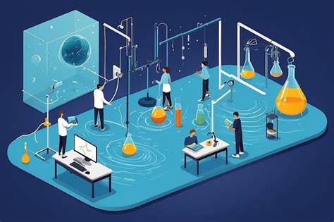 Premium Photo Depict A Physics Lab With Babes Conducting Experiments On The Principles Of