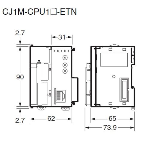 CJ M CPU ETN Omron W Built In EtherNet Model Valin