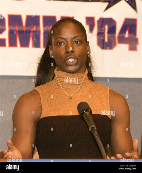 Wwe Superstar Shaniqua Attends A Smack Down Your Vote News Conference