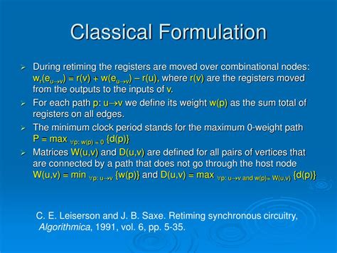 Ppt Retiming Powerpoint Presentation Free Download Id3011039