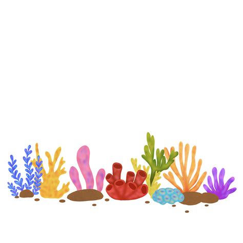 Coral Reef Composition 22094081 Png