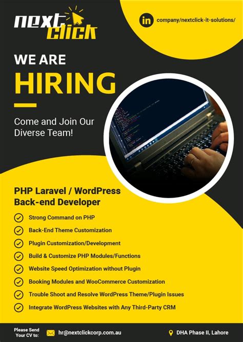 Adnan Akram On Linkedin Hiring Php Laravelwordpress Customization Developer Wordpress Theme And