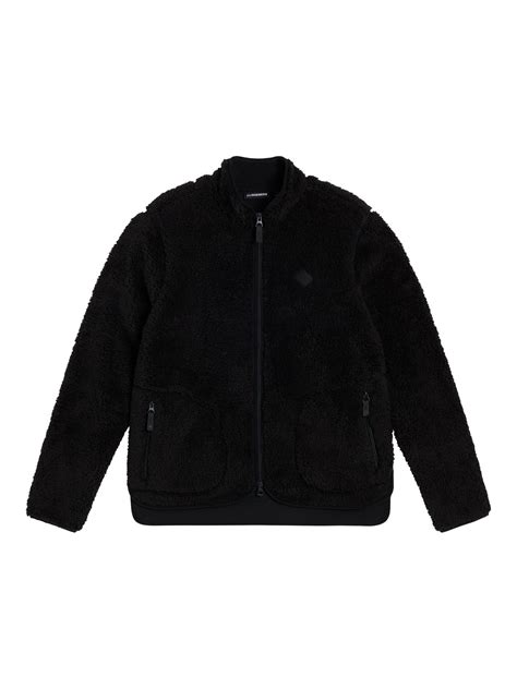 Patricia Pile Fleece Jacket Black Jlindeberg