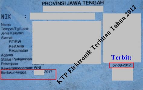 Masa Berlaku KTP Elektronik Seumur Hidup Termasuk E KTP Yang Kadaluwarsanya Pada Tahun 2016 Dan
