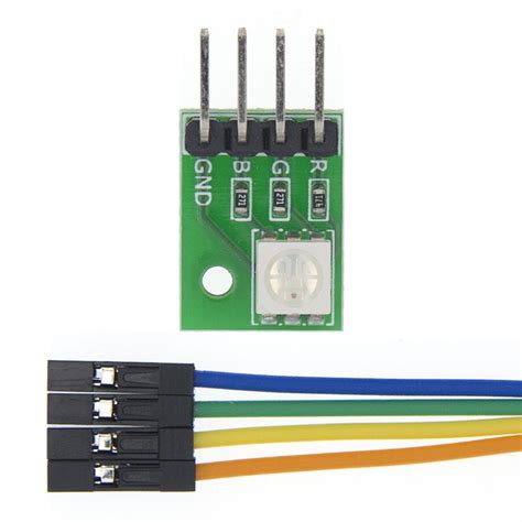 Módulo de led RGB con jumpers Guatemala