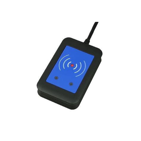 External RFID Card Reader 125 KHz 13 56 MHz With NFC USB Axis Communications
