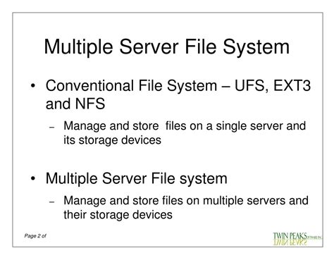 Ppt Efficient Multiple Server File System For Secure Data Management