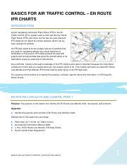17 En Route IFR Charts Pdf BASICS FOR AIR TRAFFIC CONTROL EN ROUTE IFR CHARTS INTRODUCTION