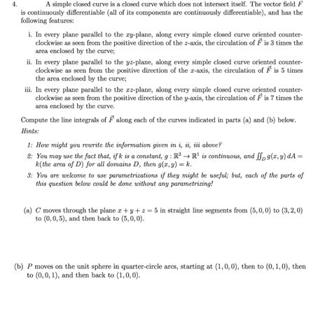 4 a simple closed curve is a closed curve which does