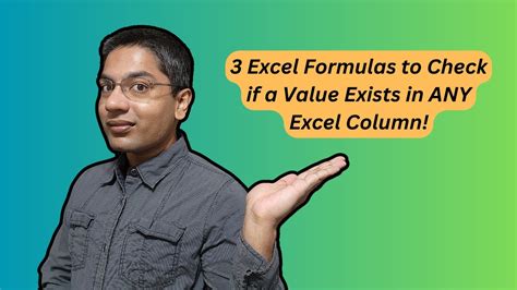 3 excel formulas to check if one value in a column exists in another