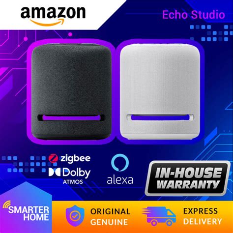 Amazon Echo Studio Our Best Sounding Smart Speaker Ever With Dolby Atmos Spatial Audio