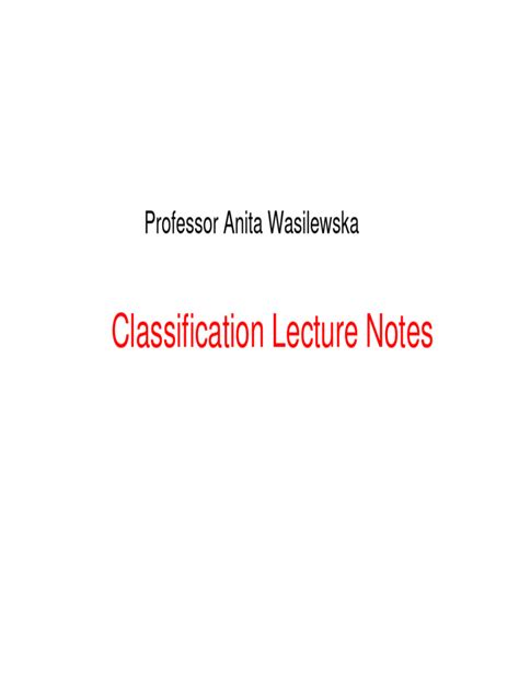 07 Classification Download Free Pdf Statistical Classification Artificial Intelligence