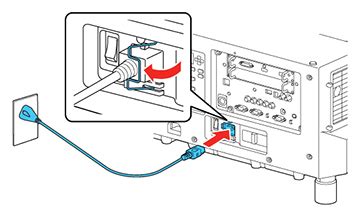 Turning On The Projector