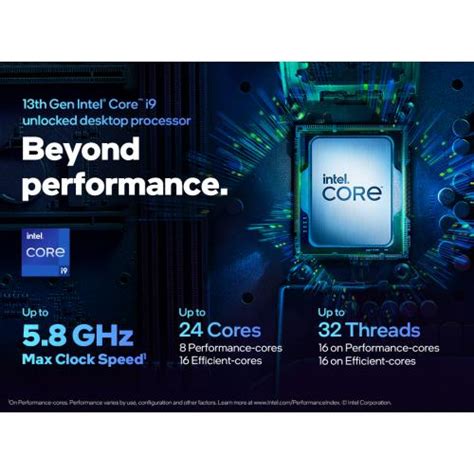 Intel Core I9 13900k Unlocked Desktop Processor 24 Cores 8p 16e
