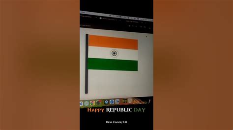 Indian Flag Animation Using Html And Css 🔥🇮🇳happyrepublicday Youtube