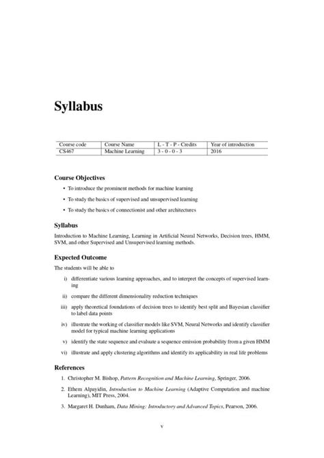 A Comprehensive Resource On Machine Learning Lecture Notes In Machine