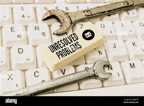 Conceptual Display Unresolved Problems Business Idea Those Queries No One Can Answer