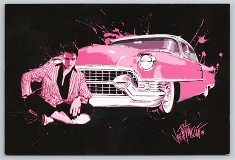 Elvis Pink Cadillac Poster 81 Elvis Presley Pink Cadillac Stock