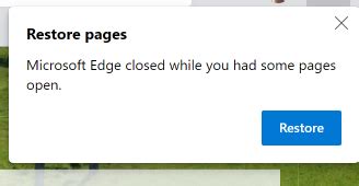 Get Rid Of The Restore Pages Warning In Microsoft Edge Super User