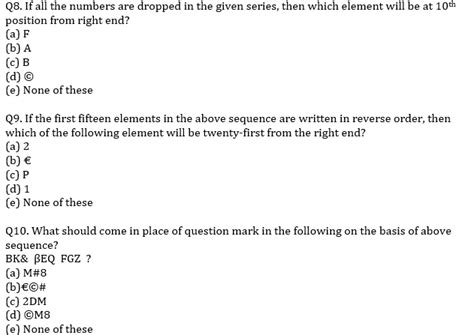 ibps rrb prelims reasoning ability mini mock 13 puzzle alphanumeric