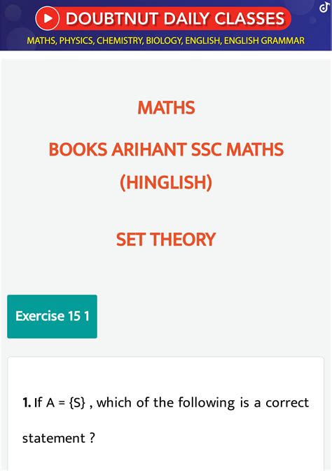 SOLUTION Set Theory Class 11 Pdf Studypool