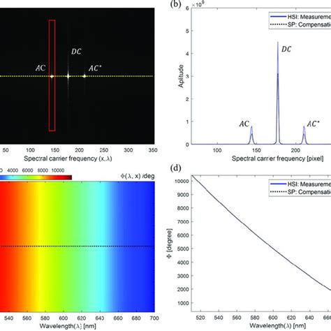 Phase Function Extraction Results A Spatio Spectral Frequency Domain