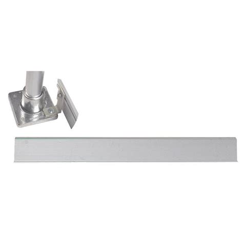 Hollaender Handrail Toe Board 4 Ft Aluminum Mil 92380 Zoro