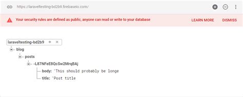 Connect Firebase Realtime Database In Laravel