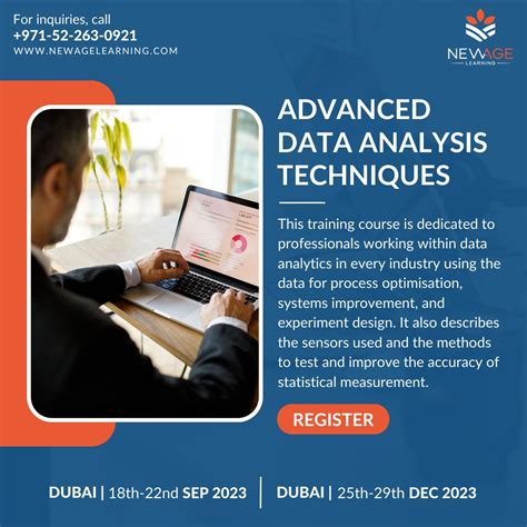 Newage Learning On Linkedin Advanced Data Analysis Techniques Newage