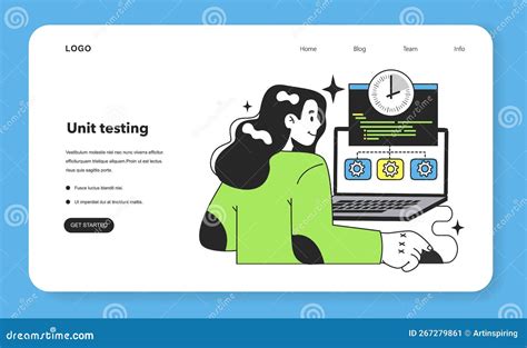 Unit Testing Level Web Banner Or Landing Page Software Testing