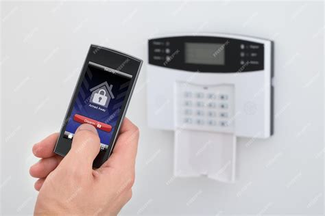 Premium Photo Security Alarm Keypad With Person Disarming The System