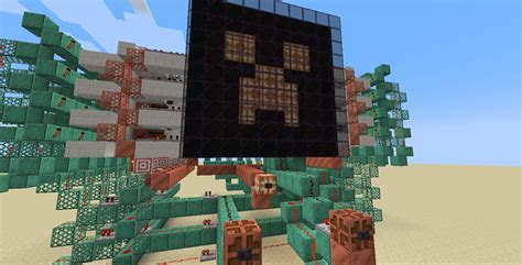 Display Screen Made Of Copper Bulbs R Redstone