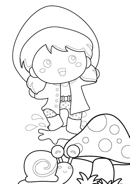 아이들을 위한 알파벳 C가 있는 색칠 페이지 프리미엄 벡터