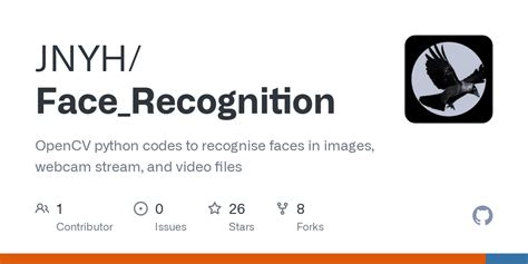 Github Jnyh Face Recognition Opencv Python Codes To Recognise Faces In Images Webcam Stream