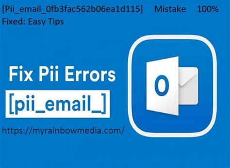 Pii Email Fb Fac B Ea D Mistake Fixed Easy Tips It Teps