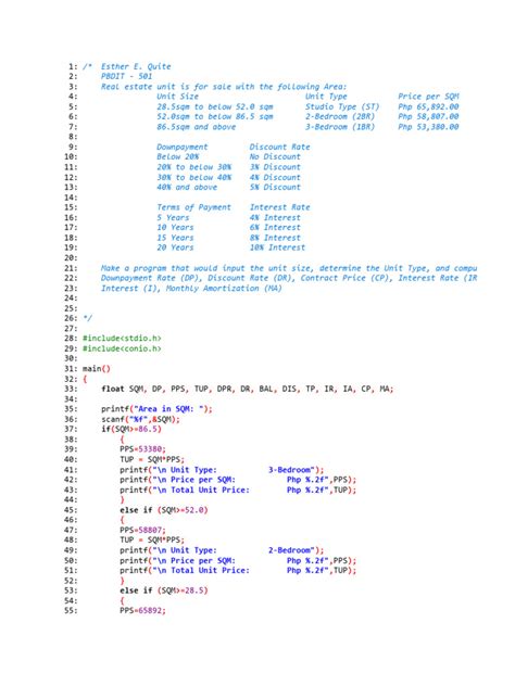 Fundamentals Of Programming Activity 2 Pdf Personal Finance Money