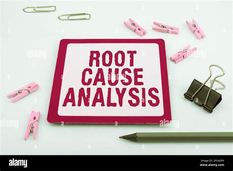 Text Caption Presenting Root Cause Analysis Word For Method Of Problem Solving Identify Fault