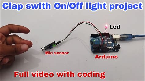 Control Light Using Clap Sensorarduino Clap Switch Projectb Tech