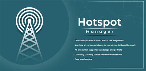 Portable Wi Fi Hotspot Manager Android App