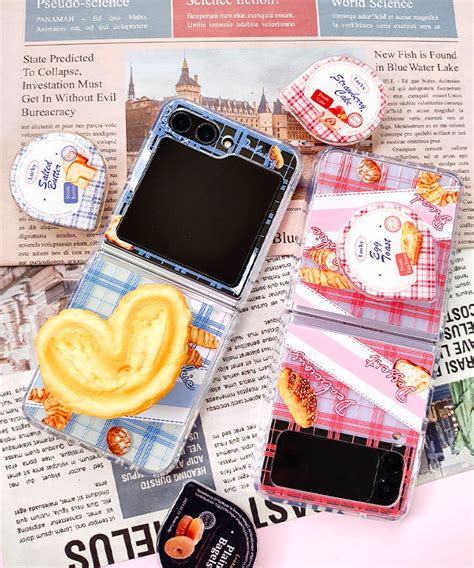 갤럭시z플립 3 4 5 6 감성 베이커리 디자인 톡 케이스 커플템 우정템 갤럭시 제트플립5 지플립5 Z플립5 플립 5g 젤리