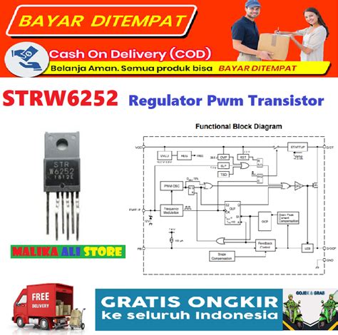 Strw6252 Strw 6252 Str W6252 Regulator Pwm Transistor Lazada Indonesia