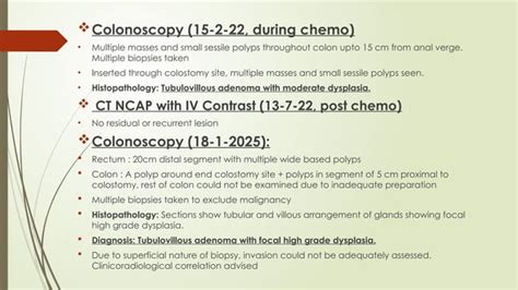 Tubulovillous Adenoma A Tumor Board Presentation Pptx