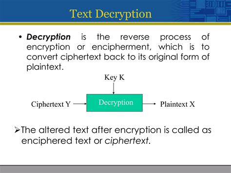 Encryption And Decryption Ppt