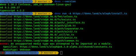 aleph dev throws error · alephjs aleph js · discussion 329 · github