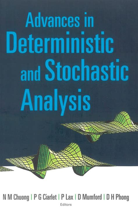 Advances In Deterministic And Stochastic Analysis Premiumjs Store