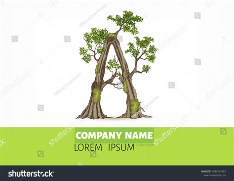 Tree Fonttwisted Tree Shape Letterletter B Stock Vector Royalty Free 1080734567 Shutterstock