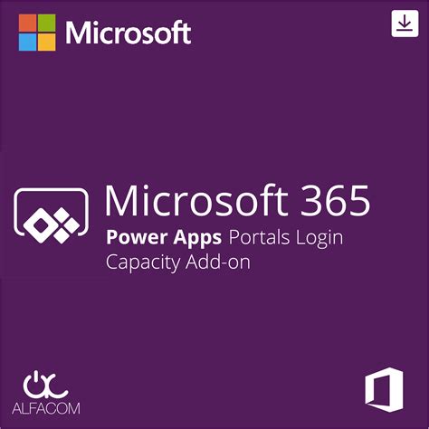 Power Apps Portals Login Capacity Add On ALFACOM