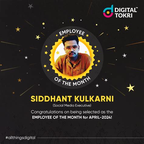 Digital Tokri On Linkedin Lets Give A Round Of Applause To Siddhant Kulkarni Our Social Media…