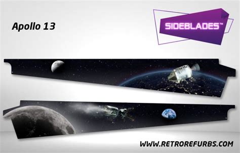 Apollo 13 Pinball Sideblades™ Retro Refurbs